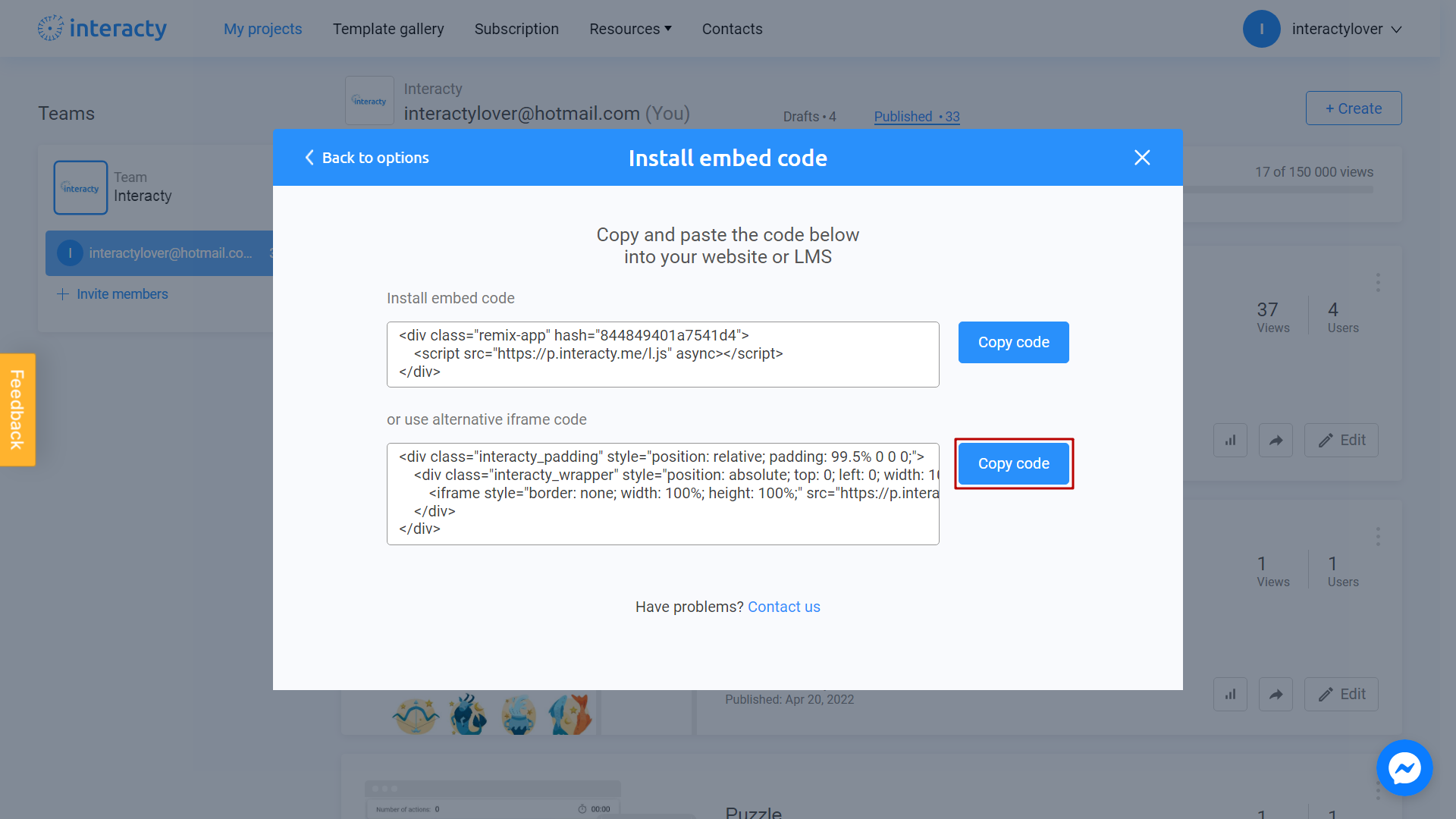 How To Embed Your Project In Canvas LMS Interacty Help Center how-to-embed-your-project-in-canvas-lms-interacty-help-center